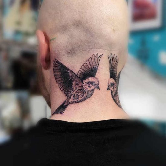 Nek tattoos: 150x tattoo-inspiratie