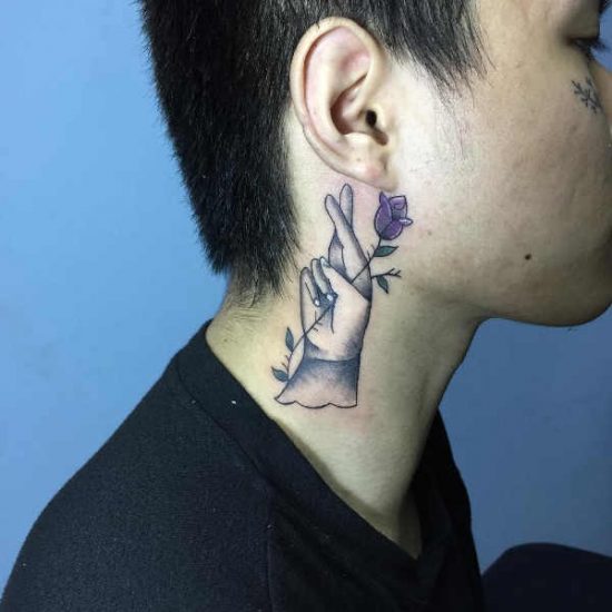 Nek tattoos: 150x tattoo-inspiratie