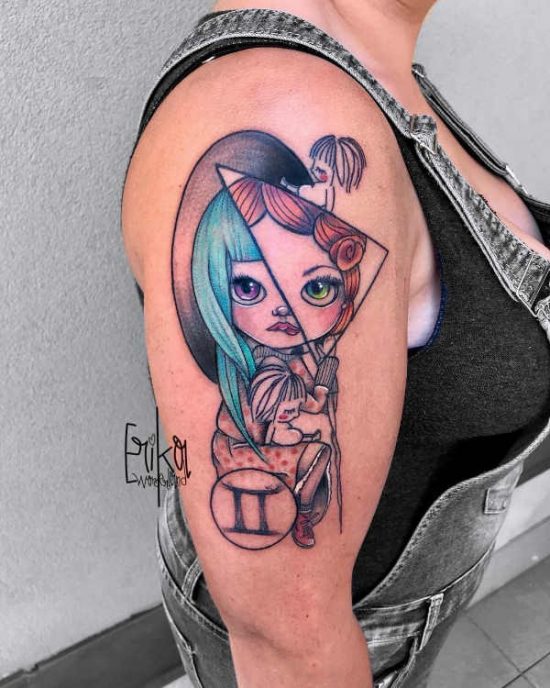 Tweelingen tattoo: betekenis en oorsprong & 25x tattoo-inspiratie